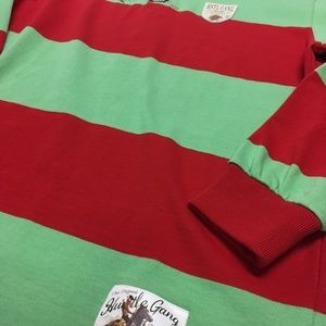 Akoo | Shirts | Hustle Gang Akoo Striped Polo Rugby Shirt | Poshmark